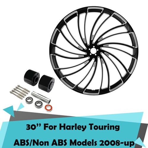 30'' Front Wheel Rim Hub Dual Disc Fit For Harley Touring 2008-2023 ABS ...