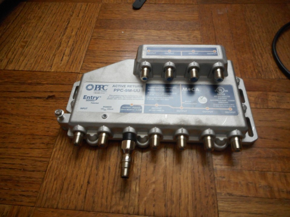 PPC Active Return Coax Signal Amplifier Model PPC-9M-UU - No Power ...