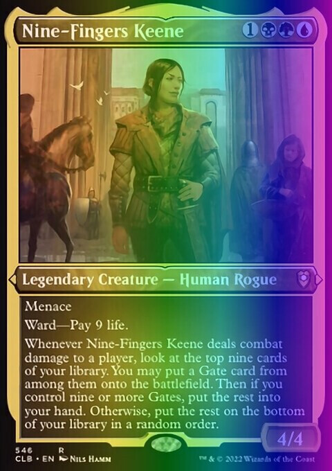 Nine-Fingers Keene (546/1023) Commander Legends Battle for Baldur's ...
