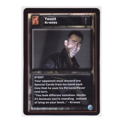 Kronos TAUNT Highlander CCG TCG 1st Edition Four Horsemen | eBay