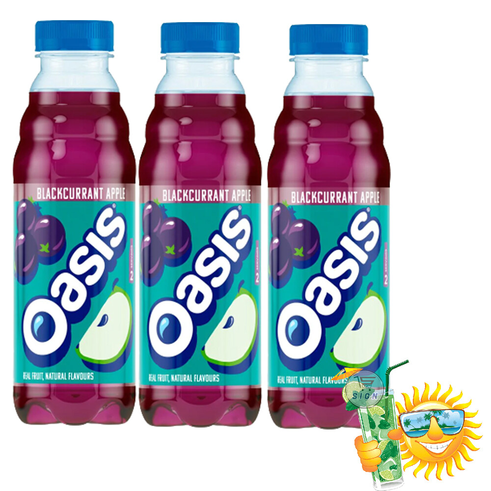 Oasis Real Fruit Soft Drink-Summer Fruits ,Citrus Punch,Blackcurrant ...