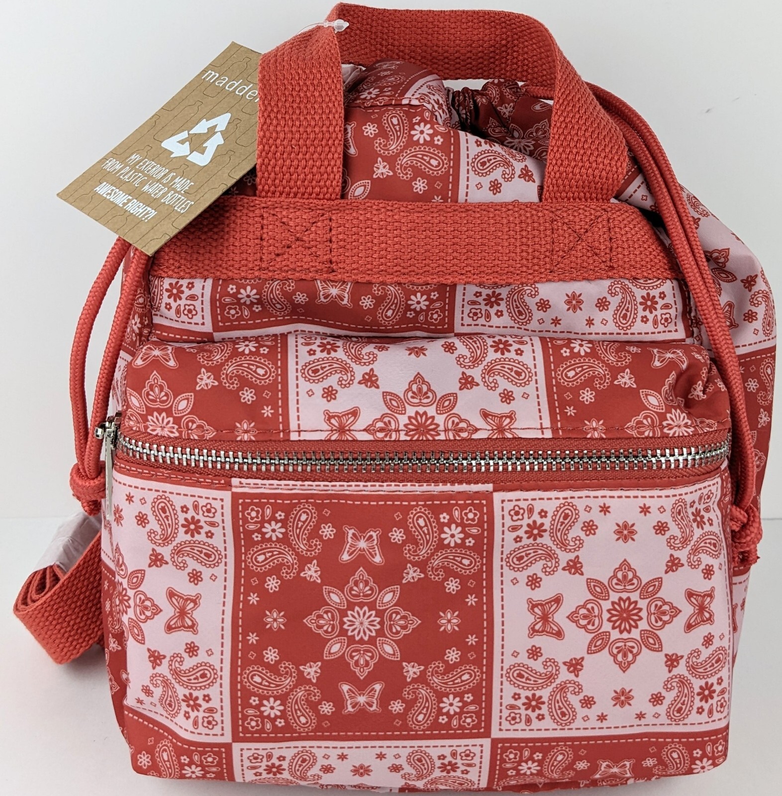 Madden Girl Mini Backpack Purse Terra Cotta Color with Paisley ...