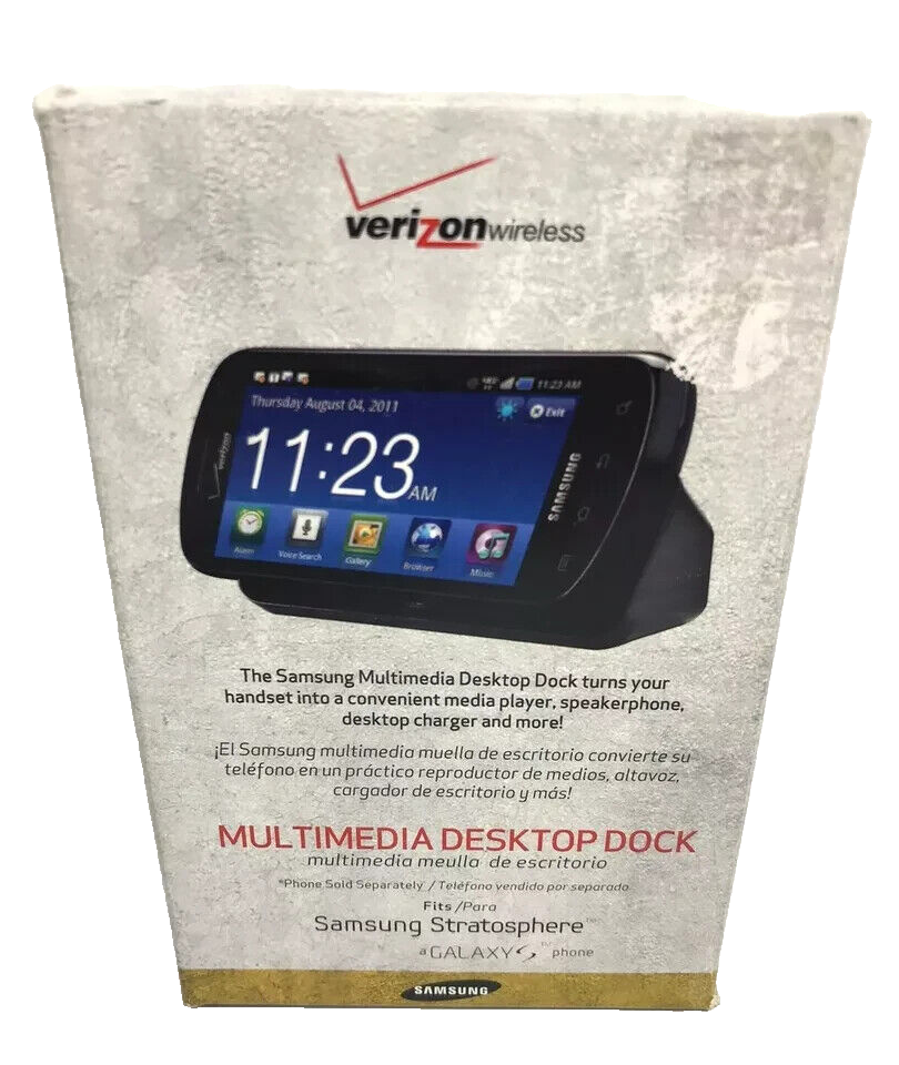 Samsung Stratosphere Verizon Multimedia Desktop Dock SAMI405DOCK | eBay