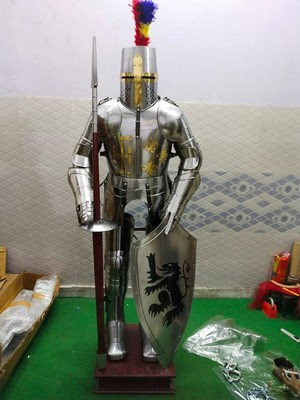 Medieval Wearable Templar Knight Armor Suit, Rust Free Stainless Steel ...