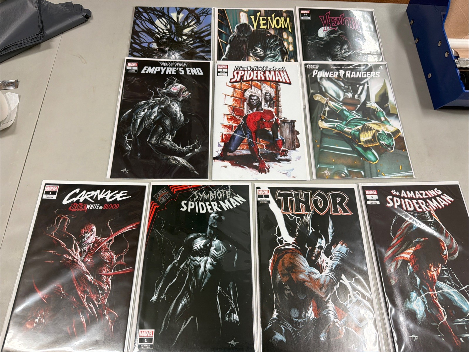 Lot of 10 GABRIELE DELL’OTTO Variant Comics Amazing Spider-man Venom ...