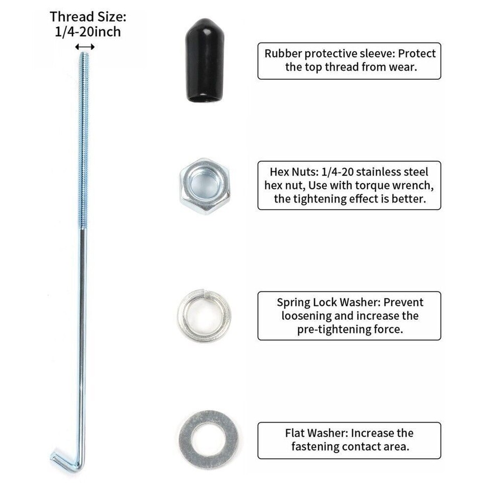 Universal Battery Fixed Bracket Battery Retaining Clamp Tie Down Holder ...