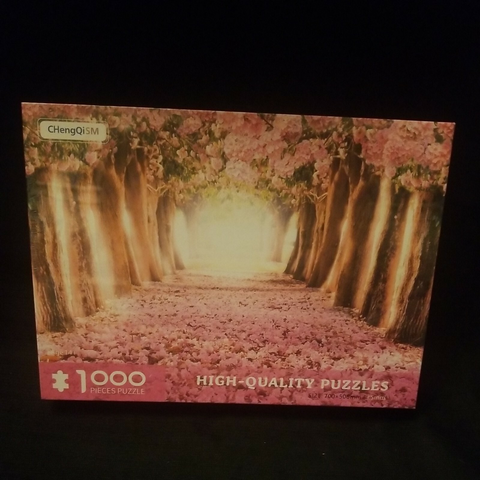 1000 Pcs. Cherry Blossoms Puzzles Pink trees Jigsaw Puzzle Adults NEW ...