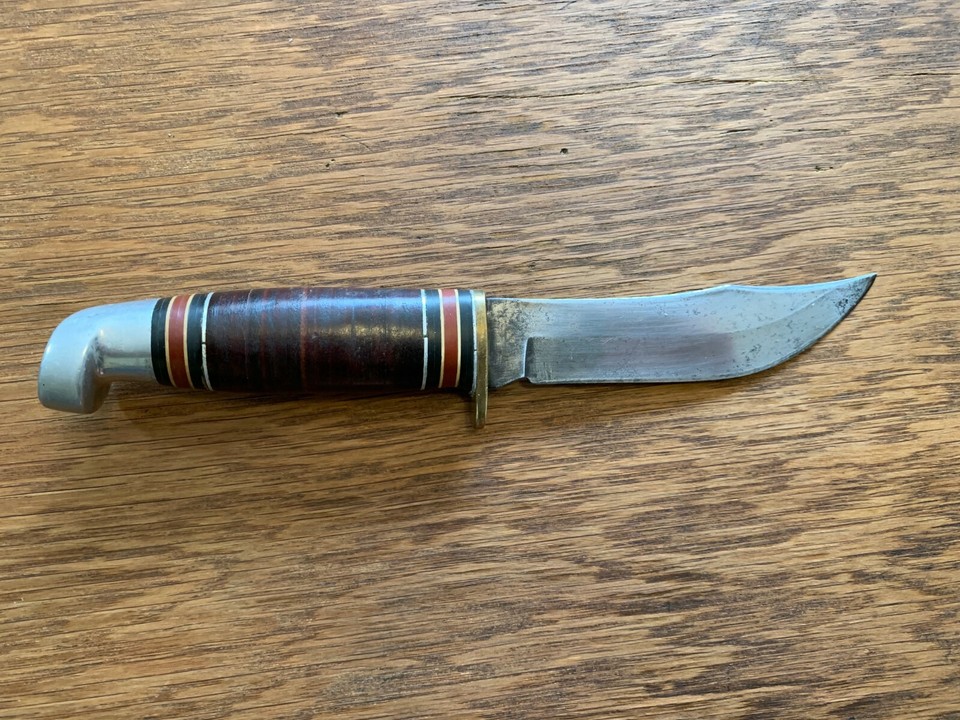 Western USA L66 Fixed Blade Skinning Knife | eBay