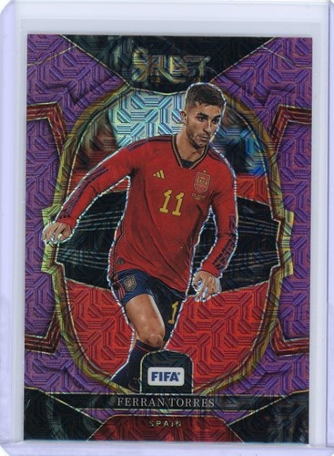 Ferran Torres 2022-23 Panini Select FIFA Purple Mojo Prizm #58 Spain | eBay