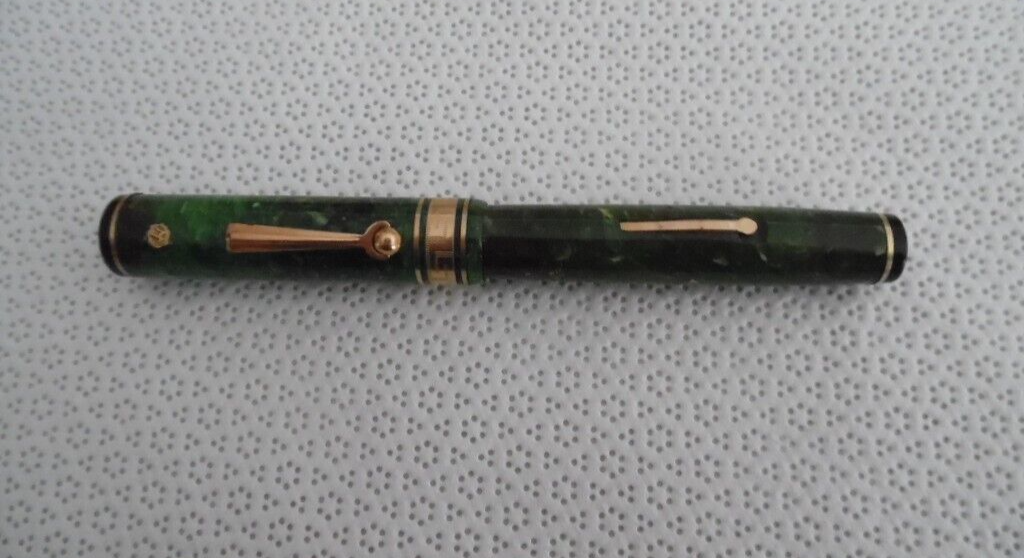 Wahl Eversharp Deco Band Fountain Pen 14K Nib Gold Seal | eBay