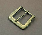 New 1 1/2" pin buckle(#65) man/women antique brass color finish jean ...