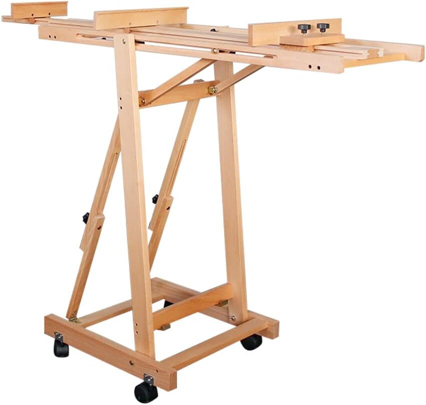 Large Artist Easel Horizontal Vertical Dual-use H-Frame Painting Stand ...
