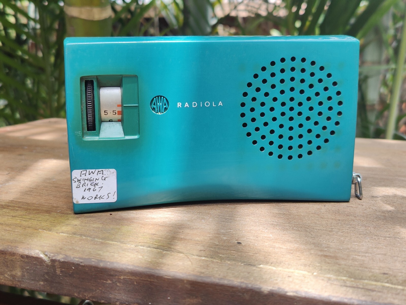 AWA RADIOLA Swinging Brick Transistor Portable Radio Vintage 1967 Not ...