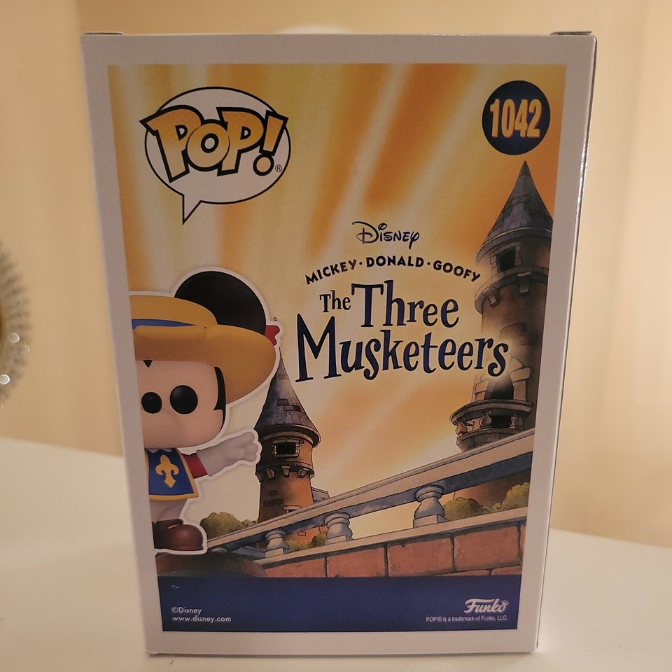 Pop! The Three Musketeers: Mickey Mouse #1042 2021 Summer Virtual ...