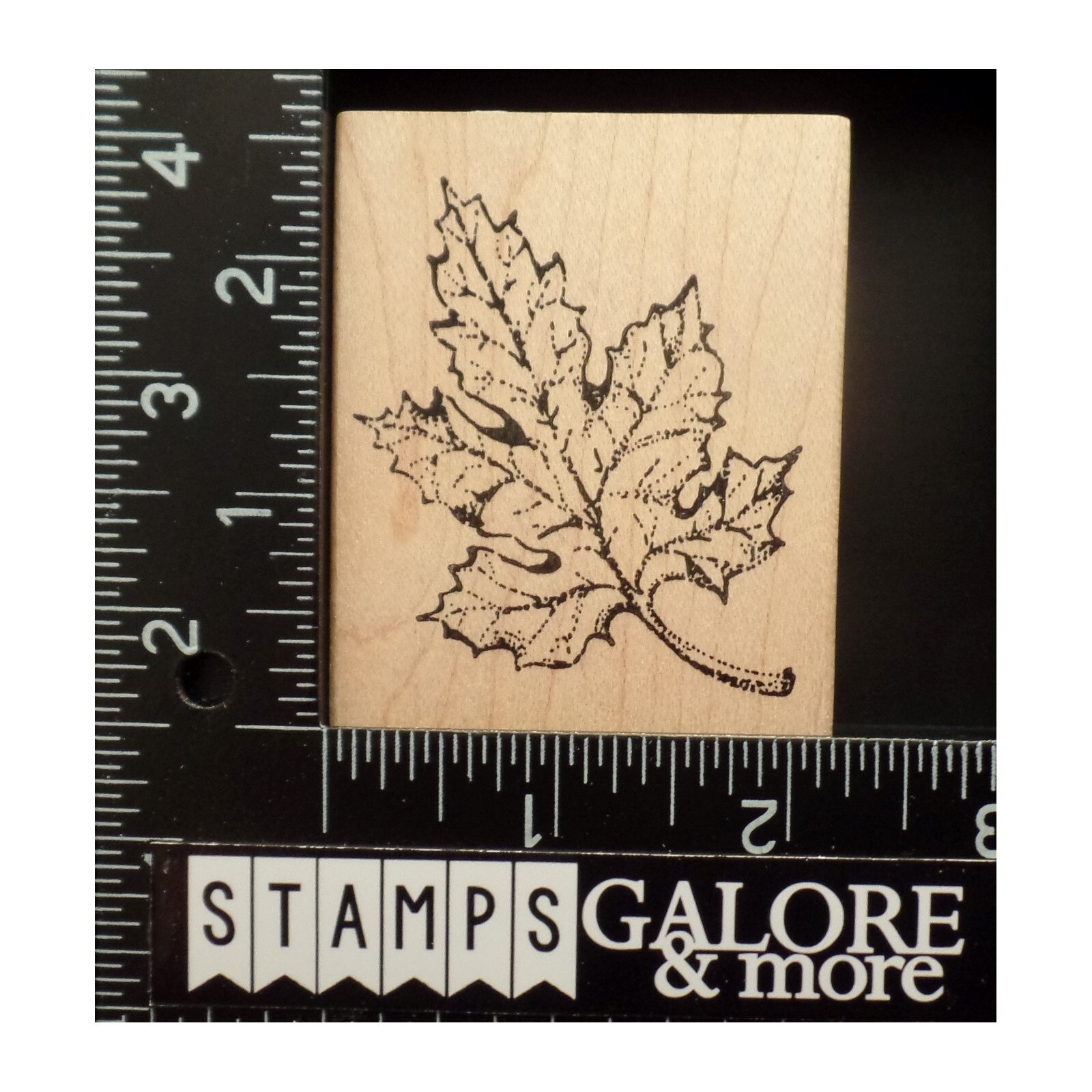 Northwoods Rubber Stamps MAPLE TREE LEAF LEAVES #T21 | eBay