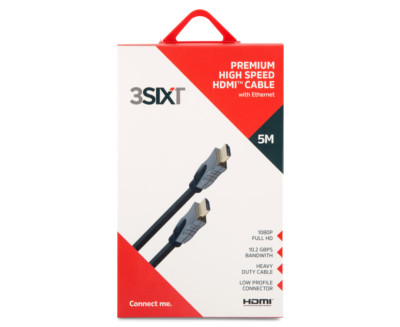 3SIXT 4K Premium High Speed HDMI Cable - 5M | eBay Australia