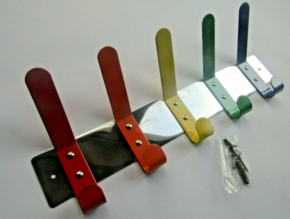 METAL RAINBOW CHILDS KIDS NURSERY SCHOOL COAT RACK HANGER HANGING PEG ...