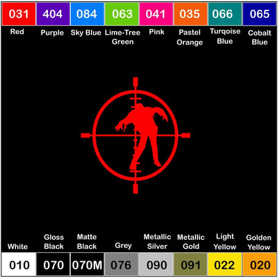ZOMBIE SNIPER Vinyl Decal Sticker Window Car Truck | eBay