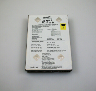 SEAGATE ST340015A 9Y3001-303 BARRACUDA 40GB IDE 5400 RPM HDD | eBay