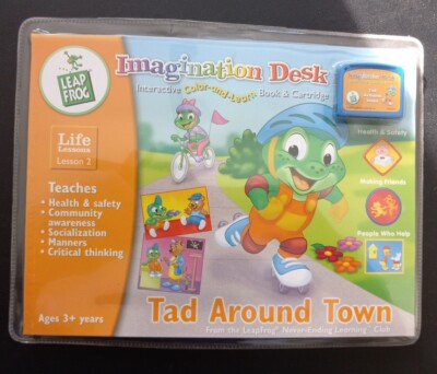 Leap Frog Leap Pad Imagination Desk ~ Tad Around Town ~ New Book ...