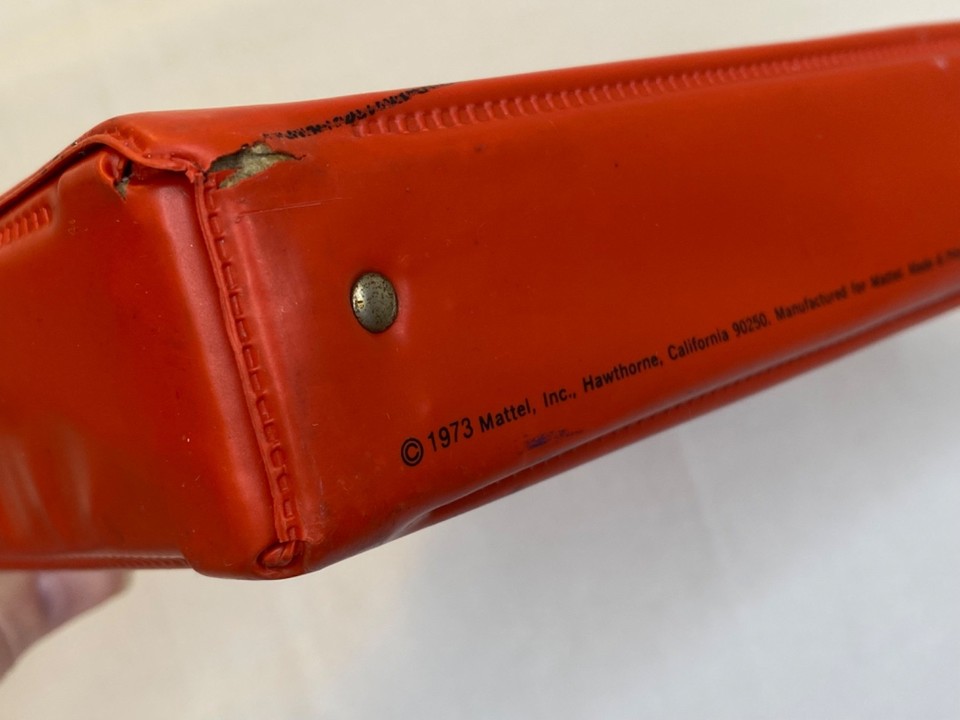 Nice Vintage Hot Wheels Redline 12 Car Collectors Case 1973 Red | eBay