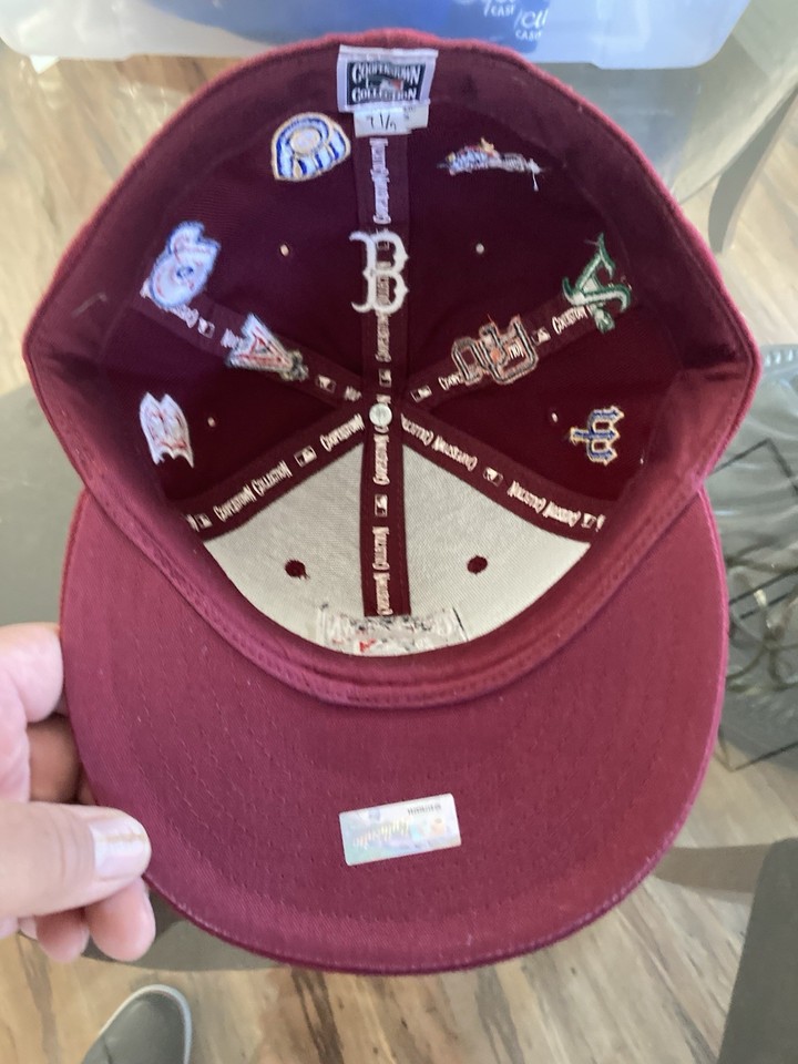 Cooperstown Collection MLB Logo Maroon Baseball Cap, W Multiple Team ...