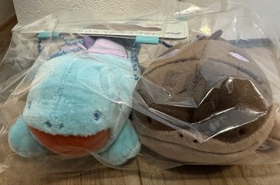 Pokemon Center Quagsire & Wooper Magnetic Mascot Pair Official Plush ...