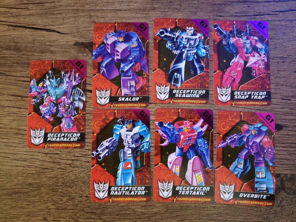 Transformers Japanese Sticker Lenticular Collector's Cards Lot Of 30 ...