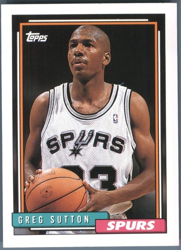 1992-93 Topps San Antonio Spurs Greg Sutton #136 | eBay
