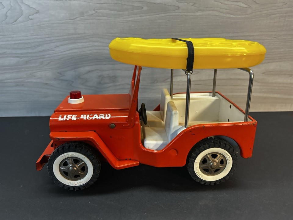 1969 Orange Tonka Lifeguard Jeep No.2306 (J438) | eBay