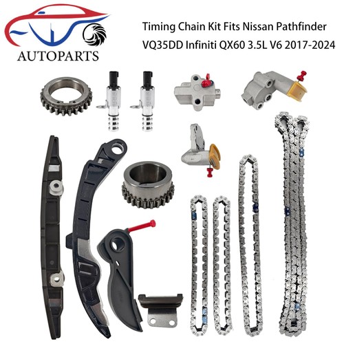 Timing Chain Kit Fits Nissan Pathfinder VQ35DD Infiniti QX60 3.5L V6 ...
