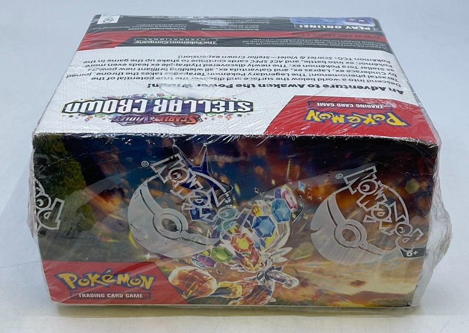 Pokemon Scarlet & Violet Steller Crown Factory Sealed Booster Box | eBay