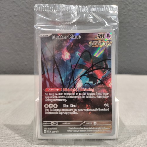 Flutter Mane 097 Scarlet & Violet Black Star Promo Sealed Pokemon Card ...
