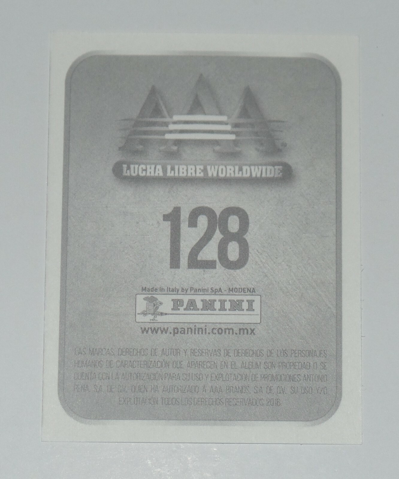 ANGELICO SIGNED 2016 PANINI LUCHA LIBRE AAA STICKER CARD #128 AEW ...