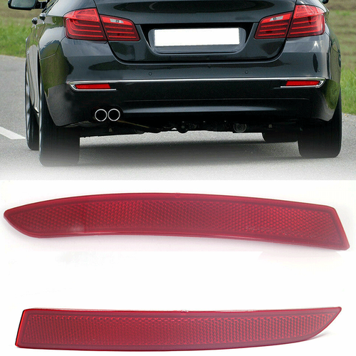 Pair Rear Bumper Cover Reflector L + R Fit For BMW F10 5-Series 528i ...