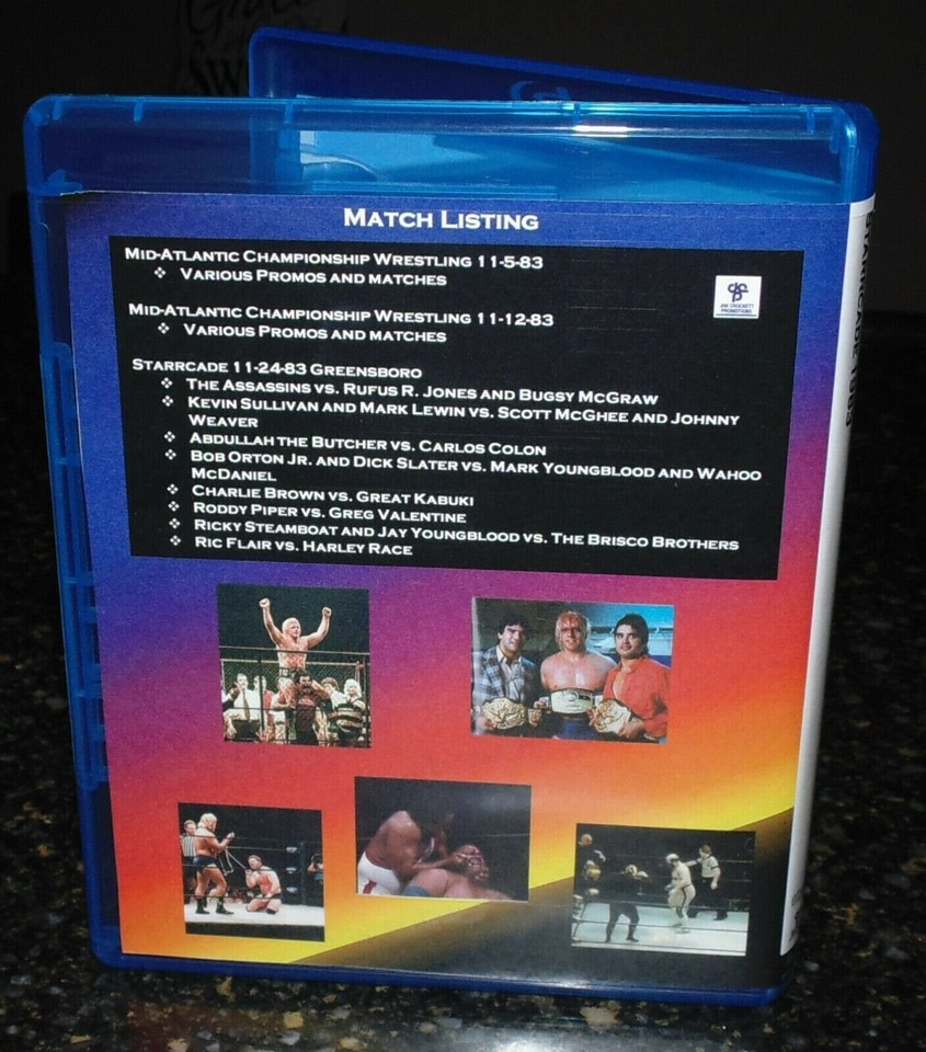 Starrcade 1983 83 NWA Complete Ric Flair Wrestling Blu-Ray Mid-Atlantic ...
