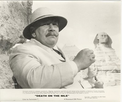 Death on the Nile Peter Ustinov Hercule Poirot Egypt Sphinx Original ...