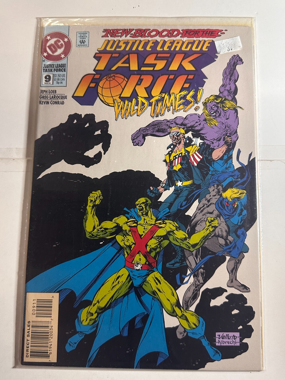 Justice League Task Force #9 DC comics 1994 | Combined Shipping B&B | eBay
