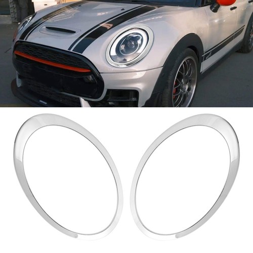 2X For Mini Cooper Clubman F54 2014-2019 Chrome Headlight Ring Trim ...