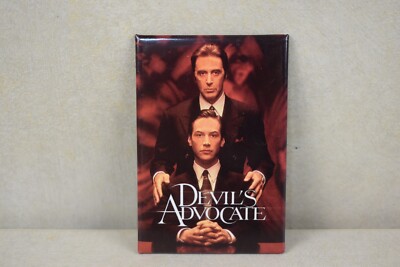"DEVIL'S ADVOCATE" Pin Back Movie Promotional Video Store Promo Button ...