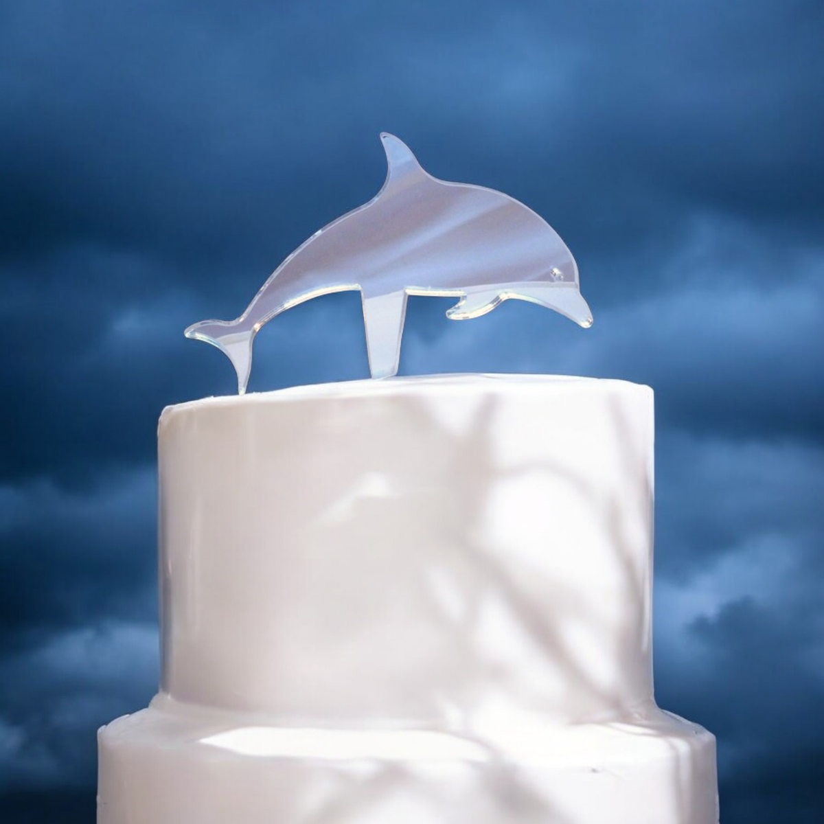 Dolphin Cake Decorations Sea Themed Cake With Dolphin Toppers|Birthday