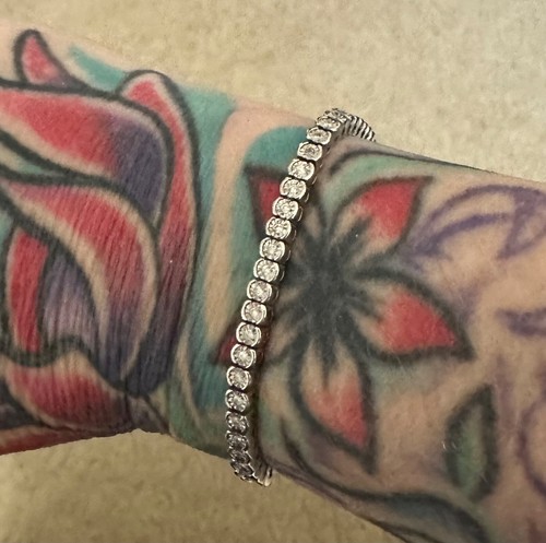 Lab diamond and sterling silver bolo bracelet from Jared jewelers. | eBay