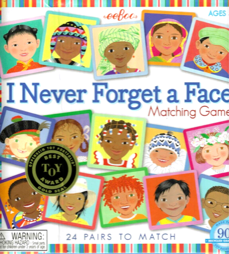 eeboo I Never Forget a Face NEW! Matching Game, Educational Culture Age ...