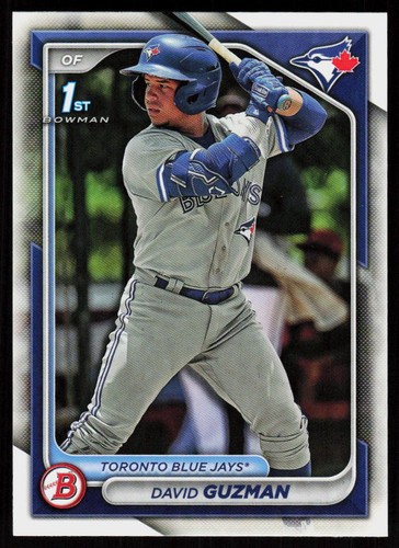 2024 Bowman - Prospects David Guzman #BP-114 BASEBALL Toronto Blue Jays ...
