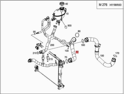 Genuine MERCEDES A207 C204 C207 S204 S212 W204 W212 Hose 2045012582 | eBay