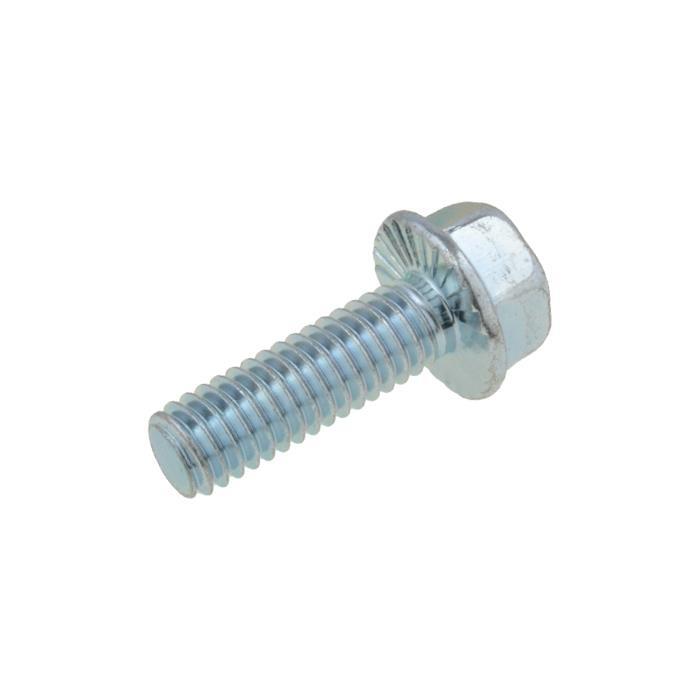 Pack of 2 Zinc 7/16" UNC x 1" Coarse Hex Flange Serrated Bolt HT Grade ...