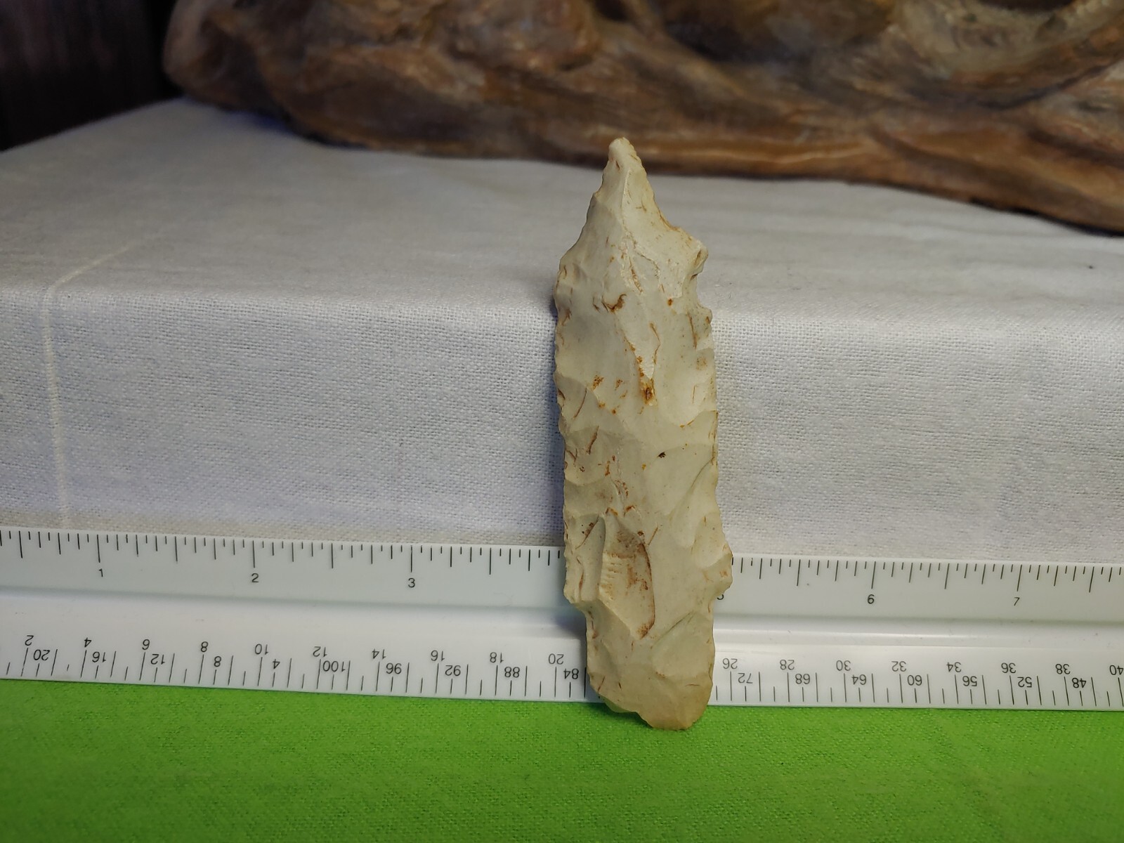 Authentic Etley Drill tip point made of Burlington Chert. | eBay