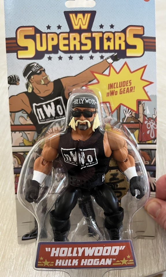 WWE Superstars Hollywood Hulk Hogan NWO Action Figure New In Box WWF ...
