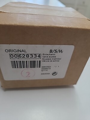 Bosch Dishwasher Water Inlet Valve 00628334 | eBay