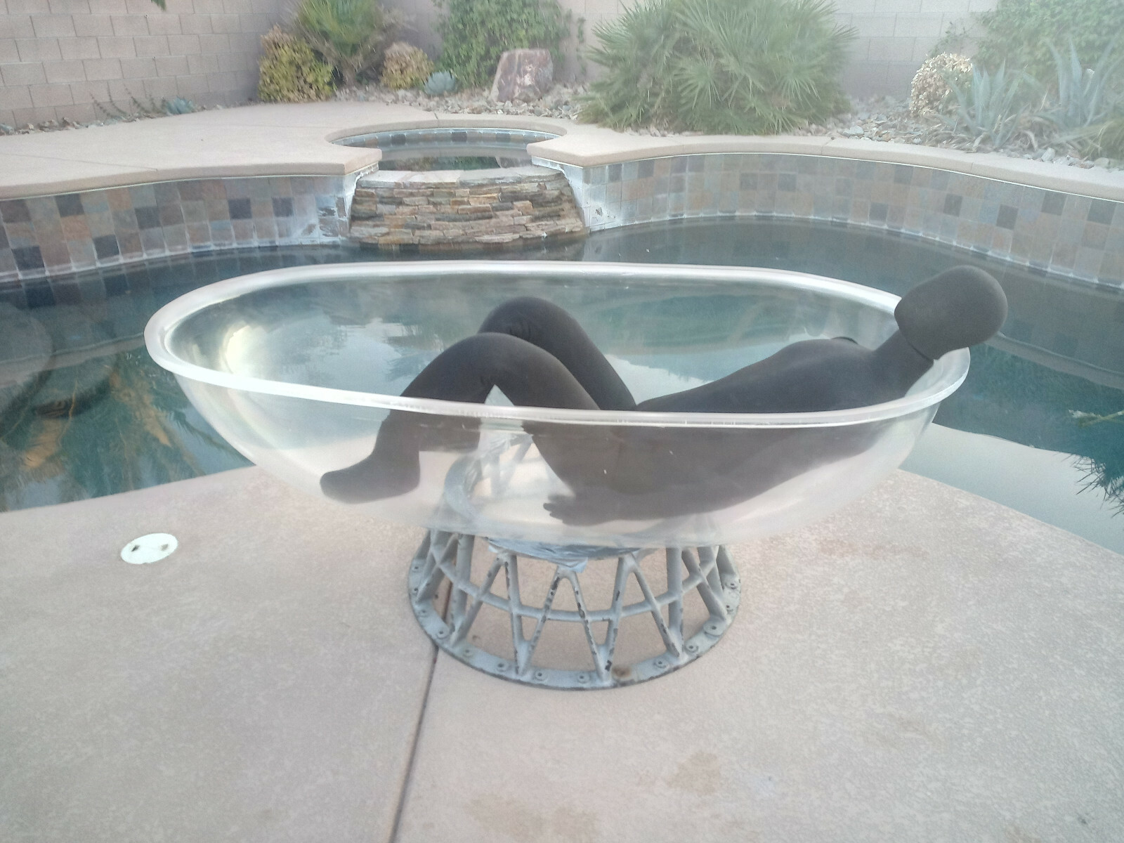 Bath Tub , Clear Acrylic Plex Glass, Transparent Movie/Film Prop, Egg ...